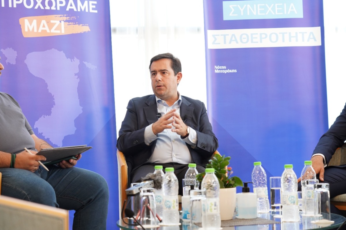 Νότης Μηταράκης: Συζήτηση με τους δημοσιογράφους των Μέσων της Χίου ...