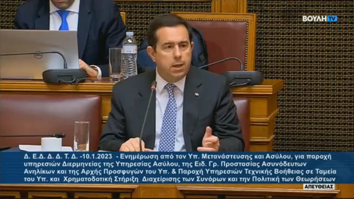 Μηταράκης στη Βουλή: Με Κυβέρνηση Νέας Δημοκρατίας, δεν γίνονται ...