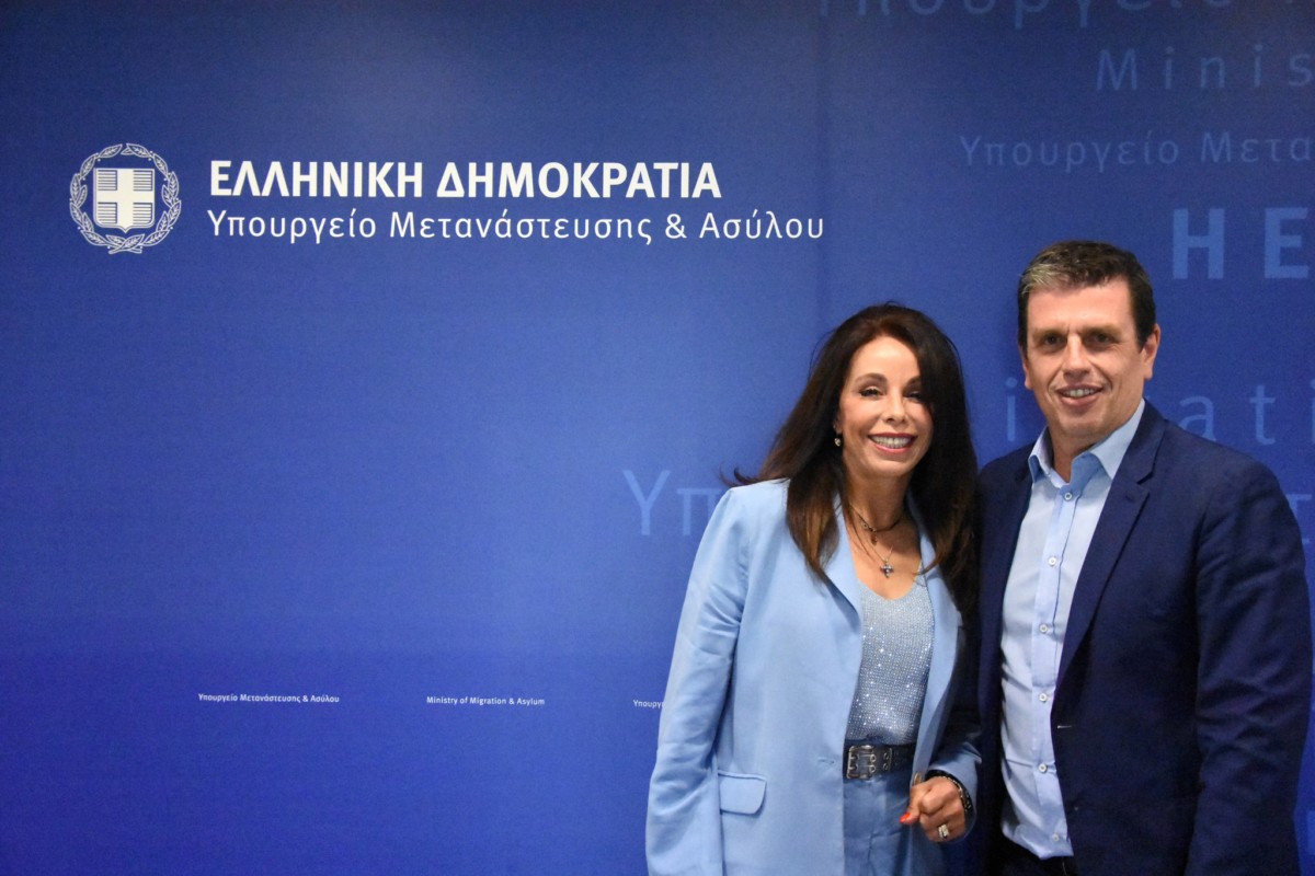 Συνάντηση του Υπουργού Μετανάστευσης & Ασύλου κ. Δημήτρη Καιρίδη με την ...