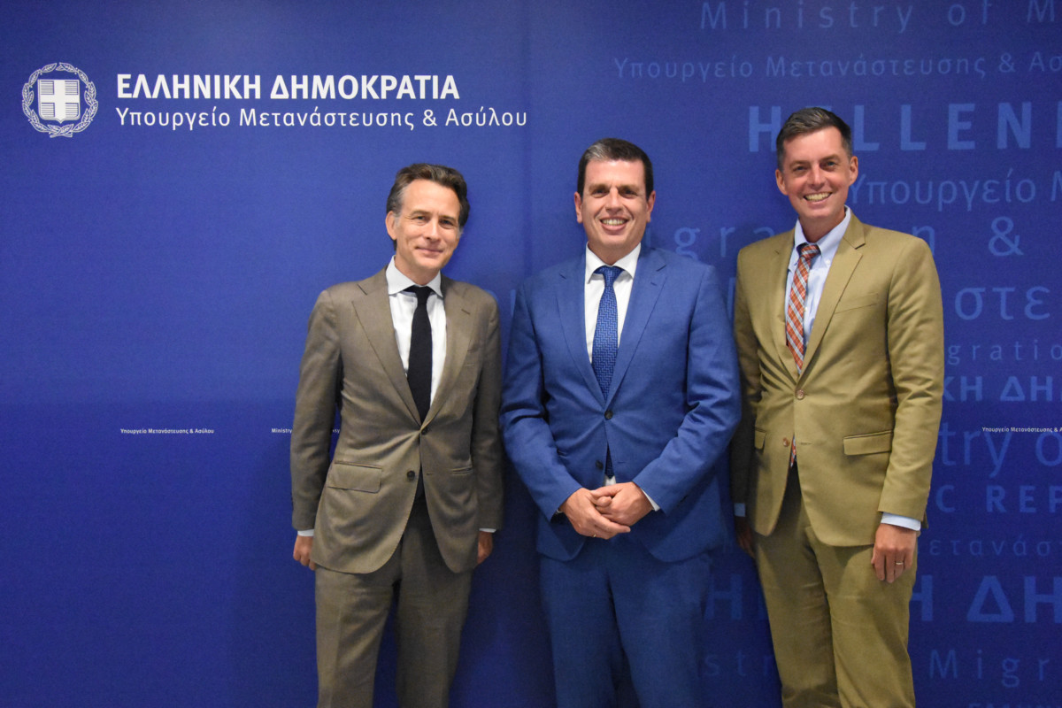 Συνάντηση κ. Δημήτρη Καιρίδη με τους κ.κ. Walter Miller και Jim Morris ...