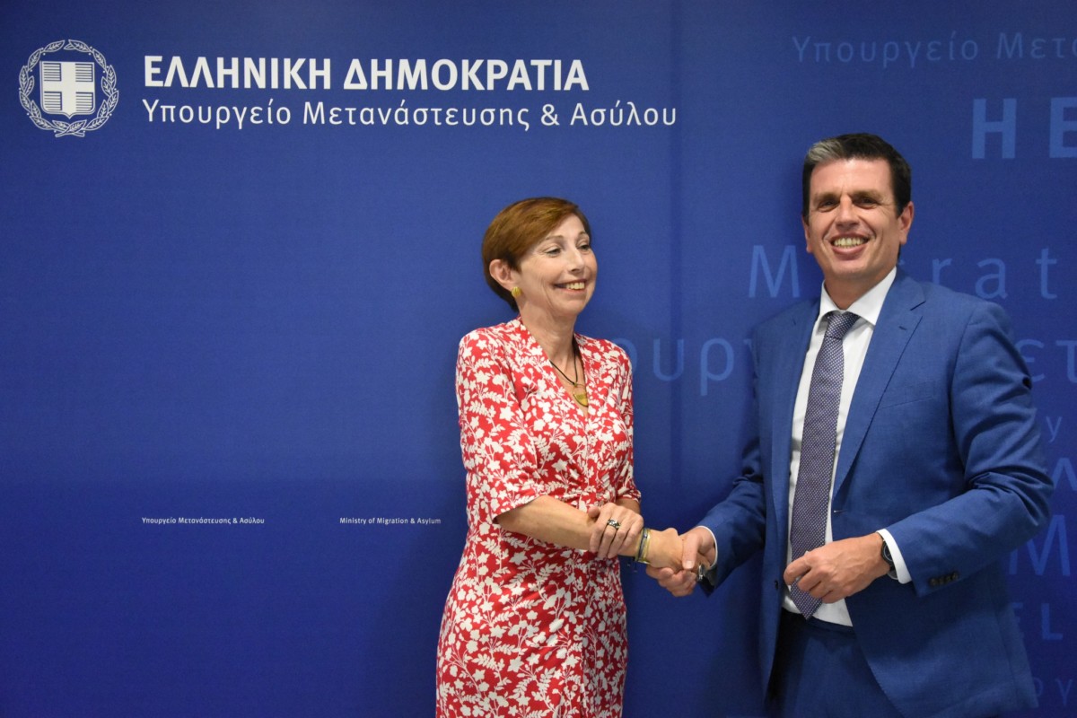 Συνάντηση γνωριμίας του Υπουργού Μετανάστευσης & Ασύλου κ. Δημήτρη ...
