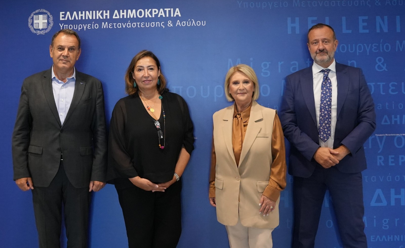 Συνάντηση Υπουργού Μετανάστευσης και Ασύλου, κ. Ν. Παναγιωτόπουλου και ...