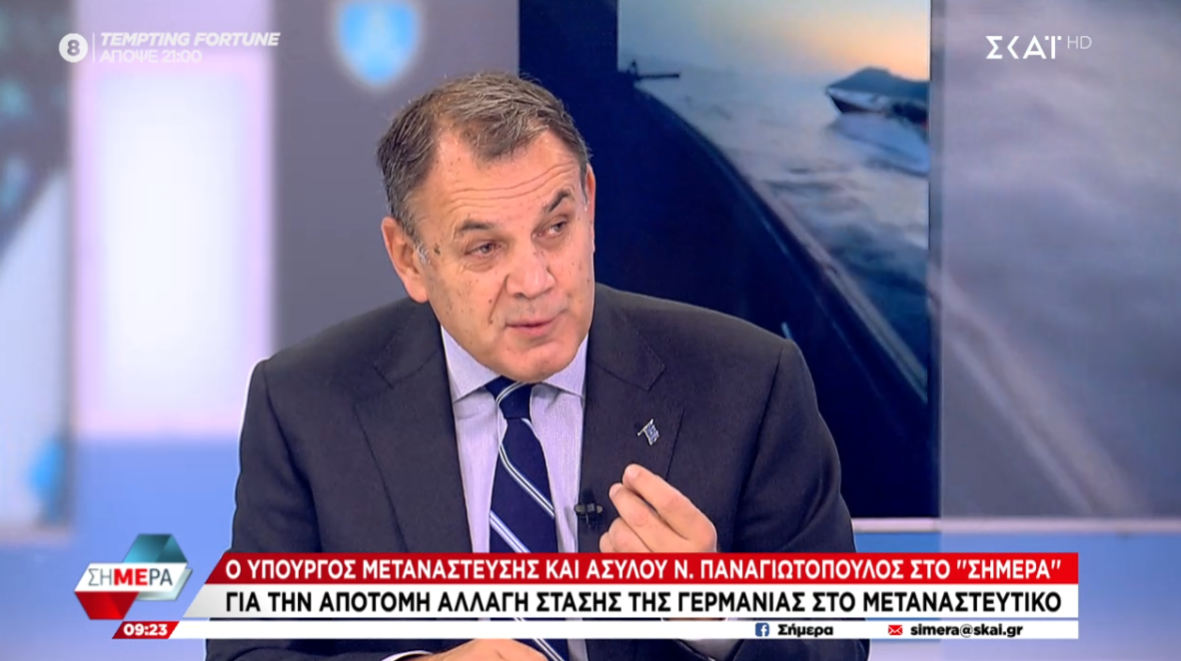 Ν. Παναγιωτόπουλος στoν ΣΚΑΪ: «Συνεργασία Ελλάδας – Τουρκίας απαραίτητη ...