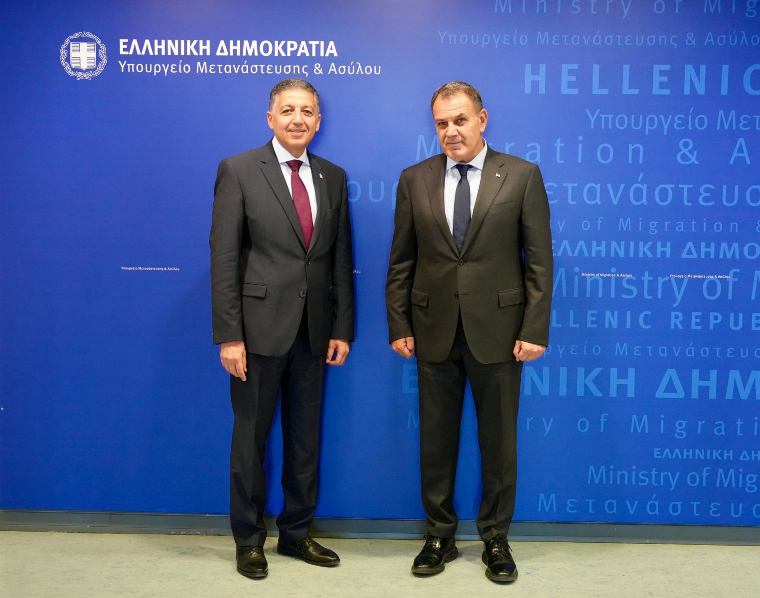 Συνάντηση Υπουργού Μετανάστευσης και Ασύλου, κ. Ν. Παναγιωτόπουλου, με ...