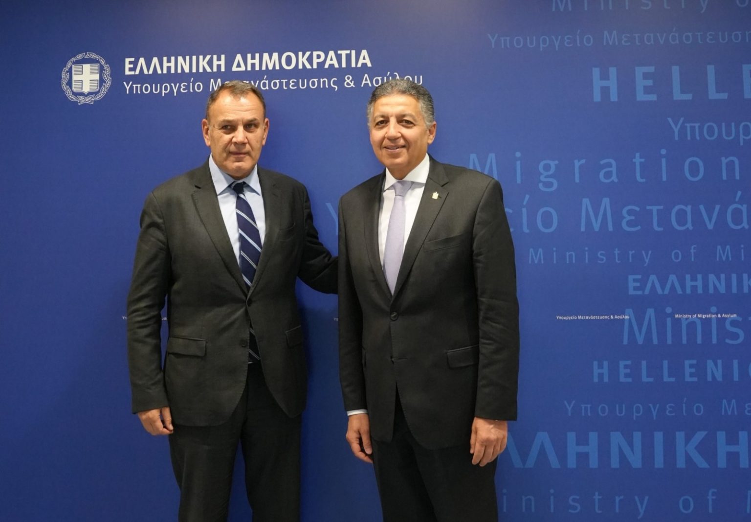 Συνάντηση Υπουργού Μετανάστευσης και Ασύλου, κ. Ν. Παναγιωτόπουλου, με ...